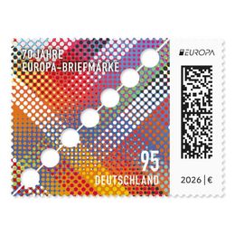 70 Jahre EUROPA-Briefmarke, Briefmarke zu 0,95 &euro;, 10er-Bogen
