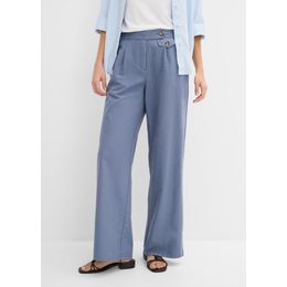 bonprix Marlenehose mit Lyocell, blau, Gr.48, Bequeme Marlenehose mit Lyocell, 55% Lyocell (verifiziert)
