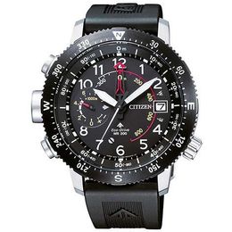 Solaruhr Citizen "Promaster Altichron", schwarz, Armbanduhren, Herren, Armbanduhr, Herrenuhr, bis 20 bar wasserdicht, Datum, Leuchtzeiger