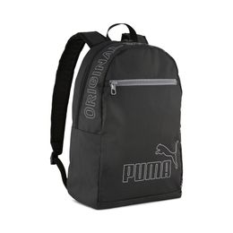 Rucksack Puma "PHASE BACKPACK II", schwarz (Puma schwarz), Rucks&auml;cke, Netz, Obermaterial: 100% Polyester, unifarben, Rucksack, mit weich gef&uuml;ttertem Fach, mit mehreren Taschen