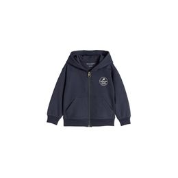 Marc O'Polo Sweatshirt MARC O'POLO "mit R&uuml;ckenprint", Jungen, Gr. 104/110, blau, Obermaterial: 100% Baumwolle, unifarben, regular fit, Rippb&uuml;ndchen, Sweatshirts Sweatshirt
