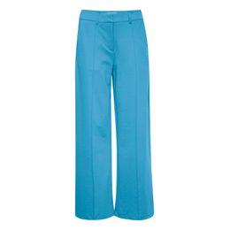 Stoffhose Ichi "Casual IHKATE", Damen, Gr. M, N-Gr, beige (blithe), Obermaterial: 74% Polyester PES. 22% Viskose CV. 4% Elasthan EL., Hosen Stoffhose