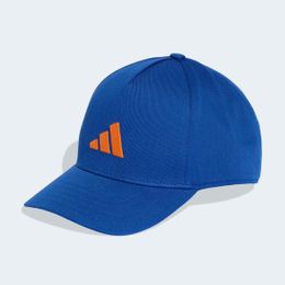 Baseball Cap adidas Performance "K CAP", Jungen, royal blau, pure orange, Obermaterial: 100% Baumwolle, Caps