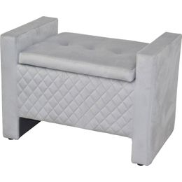 Sitztruhe Inosign, grau, B:75cm H:52cm T:45cm, Sitzb&auml;nke