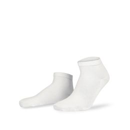 Sneakersocken Hudson "DRY COTTON", Herren, Gr. 39-42, wei&szlig;, Baumwollmischung, normal, Socken Sneakersocken, Climate Sole, feuchtigkeitsregulierend und atmungsaktiv