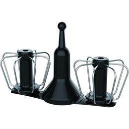 Krups R&uuml;hrelement-Set "Krups Prep&Cook Zubeh&ouml;r Set", schwarz, B:35,6cm H:19,5cm T:39,9cm, K&uuml;chenmaschinen-R&uuml;hrelemente, doppelt rotierender Schneebesen, hitzeresistente Matte