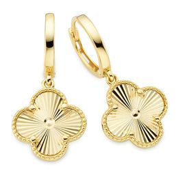 Paar Ohrh&auml;nger "Schmuck Geschenk Silberohrringe gelbgoldfarben vergoldet", gelbgoldfarben, ANISTON JEWELRY & WATCHES, Ohrringe, Damen, 11mm, Silber 925 (Sterlingsilber)
