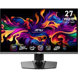 MSI Gaming-Monitor "MPG 271QRX QD-OLED", Energieeffizienz: G (A-G), schwarz, B:61cm H:35,6cm T:6,9cm, Monitore