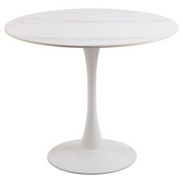 Esstisch ACTONA GROUP "Malta", wei&szlig;, B:90cm H:75cm T:90cm, Tische, Esstisch