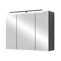 Pharao24.de Spiegelschrank Lichtspiegelschrank 80 cm breit mit LED Beleuchtung