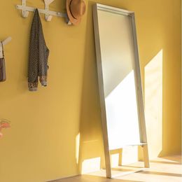 Pharao24.de Ganzk&ouml;rperspiegel Schlafzimmerspiegel in modernem Design - Taupe