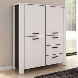 Pharao24.de Wohnzimmerschrank Esszimmerschrank in modernem Design melaminbeschichtet