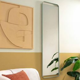 Pharao24.de Wandspiegel Flurspiegel in Graugr&uuml;n 175 cm hoch