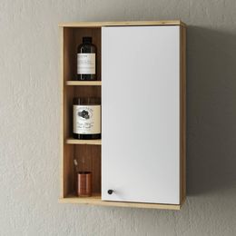 Pharao24.de Badschrank H&auml;ngeschrank Bad 75 cm hoch mit Dreht&uuml;r