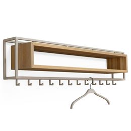 Pharao24.de Wandgarderobe Garderobe in modernem Design mit 12 Kleiderhaken