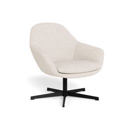 Polsterstuhl ACTONA GROUP "Polsterstuhl", , matt schwarz, matt schwarz, beige, B:74cm H:81cm T:72cm, Stoff, St&uuml;hle, Polsterstuhl, Stuhl, beige,Drehfunktion,74x72x81cm