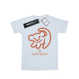 Disney - "The Lion King Cave Drawing" T-Shirt f&uuml;r Herren (Wei&szlig;)