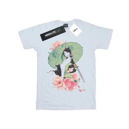Disney - "Mulan Magnolia Collage" T-Shirt f&uuml;r Herren (Wei&szlig;)