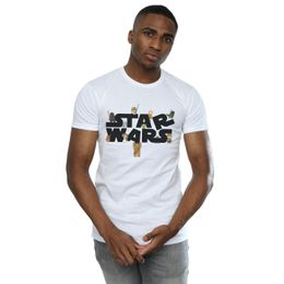 Star Wars - "Kiddie" T-Shirt f&uuml;r Herren (Wei&szlig;)