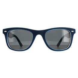 Montana Square Unisex Marineblau Rubbertouch Grau Polarisiert MP41 Sonnenbrille