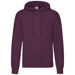 Fruit of the Loom Unisex Erwachsene Klassisches Sweatshirt mit Kapuze (Burgund)