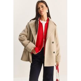 Oversized-Mantel mit Taschen