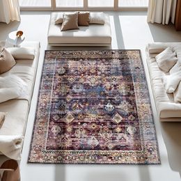 Teppich Astra "Piper 252", bunt (multi, rotbraun), B:120cm H:6mm L:180cm, Kunstfaser, Teppiche, Teppich, Flachgewebe, Orient Optik, Fu&szlig;bodenheizungsgeeignet, Wohnzimmer