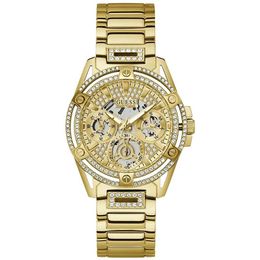 Guess GW0464L2 Queen Damenuhr in Gold - Stilvoller Chronograph Zeitmesser