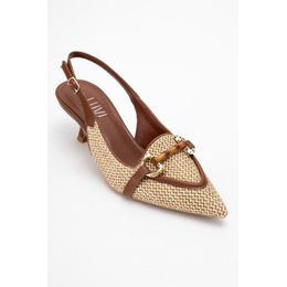 Osca Spitzer Slingback-Pumps mit Schnalle