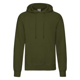 Fruit of the Loom - "Classic" Sweatshirt mit Kapuze f&uuml;r Herren/Damen Unisex (Klassisch Olivgr&uuml;n)
