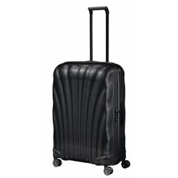 Hartschalen-Trolley Samsonite "C-LITE, verschiedene Gr&ouml;&szlig;en und Farben", Gr. B/H/T: 51cm x 75cm x 31cm 94 l, schwarz, Polypropylen, unifarben, Koffer, mit arretierbarem und versenkbarem Druckknopf-Trolleysystem
