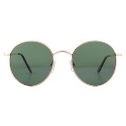 Montana Runde Unisex Rosa Gold G15 Gr&uuml;n Polarisierte Sonnenbrille