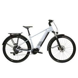 E-Bike KROSS "Influx Hybrid SUV 1.0 22,8Ah/820Wh 29 Zoll grau 9 G&auml;nge 2026" Gr. 46, grau, schwarz, Elektrofahrr&auml;der, 46cm, 29 Zoll (73,66cm)