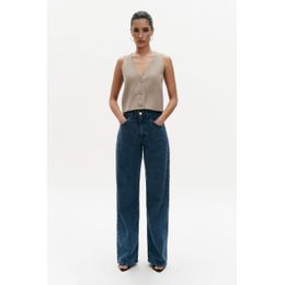 BENU Damen Blaue Baumwoll Jeans