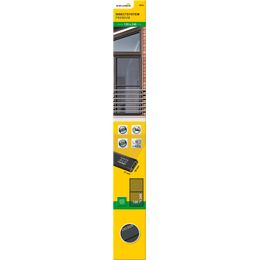Insektenschutz-Fensterrahmen Schellenberg "Premium f&uuml;r bodentiefe Fenster", wei&szlig; (rahmen: grau gewebe: anthrazit), B:120cm H:240cm, Insektenschutzgitter, Fliegengitter mit Rahmen aus Aluminium, anthrazit, wei&szlig;, 120 x 240 cm