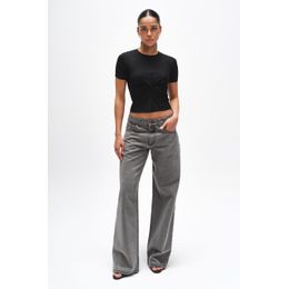 BENU Damen Graue Straight Leg Jeans