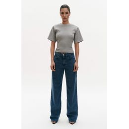 BENU graues geknotetes Damen-T-Shirt