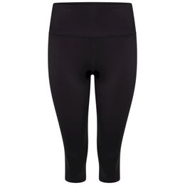 Dare 2b Womens/Ladies Influential Plain Recycled 3/4 Leggings (Schwarz)