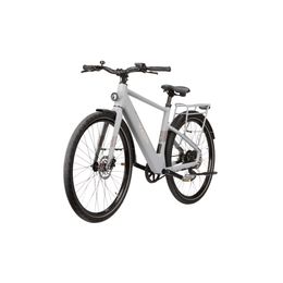 E-Bike VAUN "VAUN Sight Cityrad" Gr. 45, cool gray matt, Elektrofahrr&auml;der, 48cm, 28 Zoll (71,12cm), (mit integr. Akku), Elektrofahrrad f&uuml;r Alltag und Einkauf