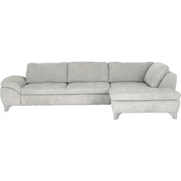 Ecksofa DIE PLANBAR "MP-IN14007", famosa ecru, B:306cm H:84cm T:197cm, 100% Polyester, Sofas, Ecksofa, wahlweise mit Bettfunktion und verstellbaren Kopfst&uuml;tzen