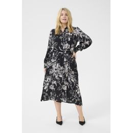 Kaffe Kleid Regular fit black multi