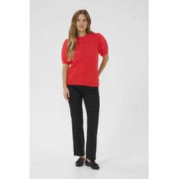 Kaffe Strickpullover Regular fit red