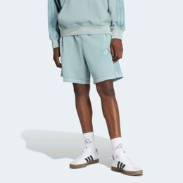Shorts adidas Sportswear "M A SZN W FT SH", Herren, Gr. M, N-Gr, wonder sage, normal, gr., Obermaterial: 100% Baumwolle, Hosen Shorts, lockere Passform, 20 cm Innenbeinl&auml;nge, mit Kordelverschluss