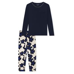 Schiesser Damen Pyjama ComfortSchlafanzug, Pyjama Set, Nachtw&auml;sche