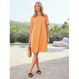 Green Cotton - Jersey-Kleid Oda, orange, Gr. 50 / XL - Baumwolle