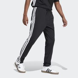 Sporthose adidas Sportswear "ESSENTIALS 3-STREIFEN SINGLE JERSEY", Herren, Gr. 3XL, N-Gr, schwarz-wei&szlig; (schwarz, wei&szlig;, normal, gr.), Obermaterial: 74% Baumwolle, 26% Polyester, Hosen Sporthose, sportlicher Look mit 3-Streifen-Logo, aus Baumwolle und Polyester, Topseller