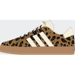 Sneaker adidas Sportswear "VL COURT 3.0 K", M&auml;dchen, Gr. 32, mesa, cream wei&szlig;, fox braun, Leder, Schuhe Sneaker, f&uuml;r Kinder & Jugendliche