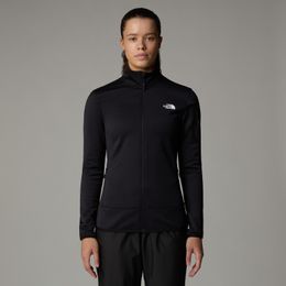 Fleecejacke The North Face "W MISTYESCAPE FLEECE", Damen, Gr. L, tnf schwarz, tnf schwarz, Obermaterial: 93% Polyester, 7% Elasthan, Jacken Fleecejacke, f&uuml;r Sport- und Outdooraktivit&auml;ten, dehnbares Material