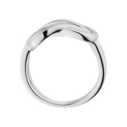 Silberring Jobo "Ring Schlaufe verschlungen" Gr. 50, silber 925, Fingerringe, Damen, 50, Silber 925 (Sterlingsilber), Silberring, 925 Silber