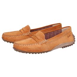 Slipper Sioux "Cacciola", Damen, Gr. 36 (UK 3 1/2), braun, Obermaterial: 100% Kalbsveloursleder CAVL. 100% Gummi rubber., Schuhe Slipper